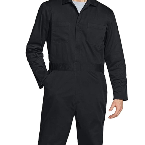 Other | Nwt Large Mens Black Coveralls | Poshmark